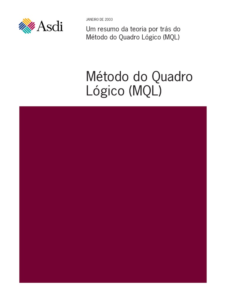 Método do Quadro Lógico: Guia Prático | PDF | Análise SWOT | Cidade