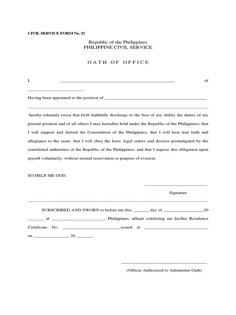 Oath of Office | PDF | Oath Of Office | Practice Of Law