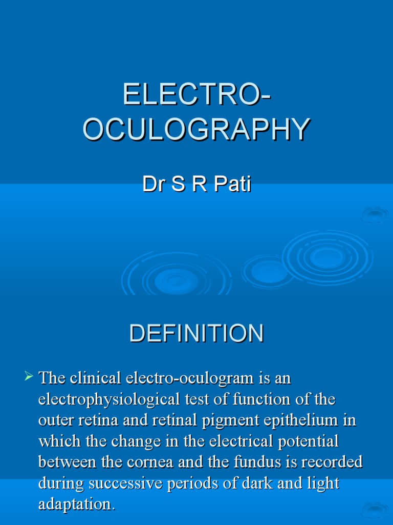 Electrooculography | PDF | Retina | Visual Perception