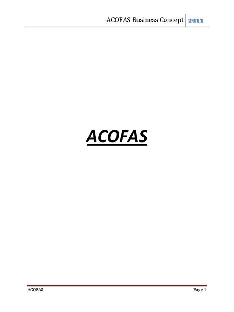 ACOFAS | PDF | Resource | Agriculture