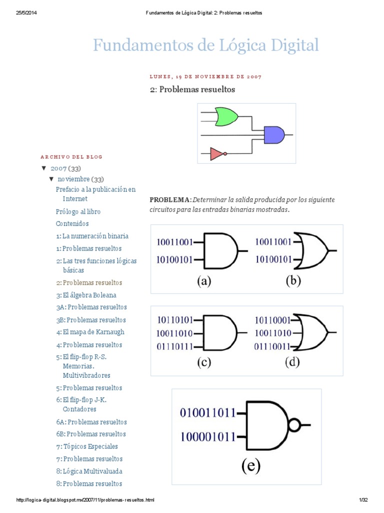 Fundamentos de Lógica Digital_ 2_ Problemas Resueltos