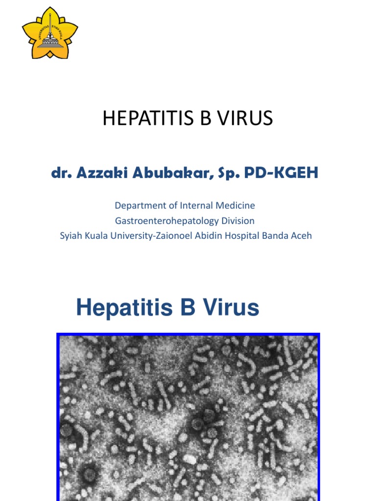 HEPATITIS B.pdf | Hepatitis B | Hepatitis