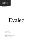 Ficha Técnica de Evalec para Lectura | PDF