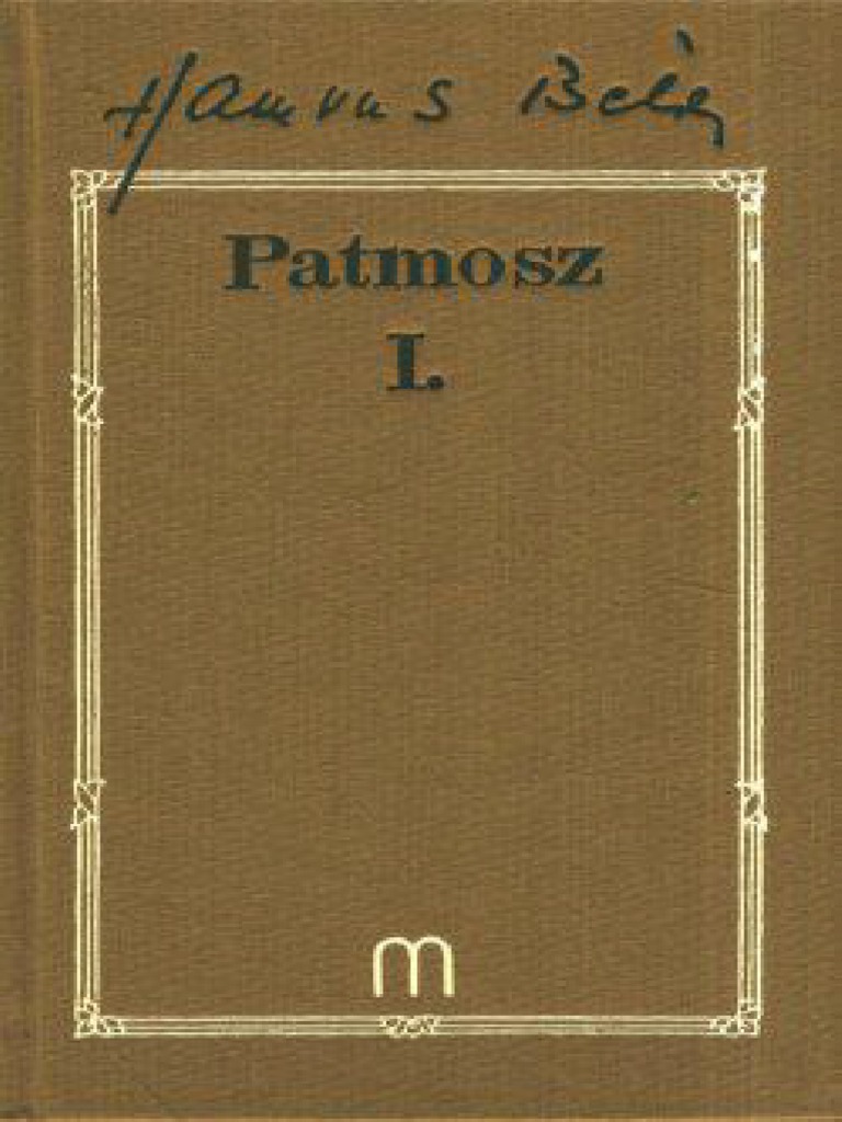 Hamvas Bela - Patmosz | PDF