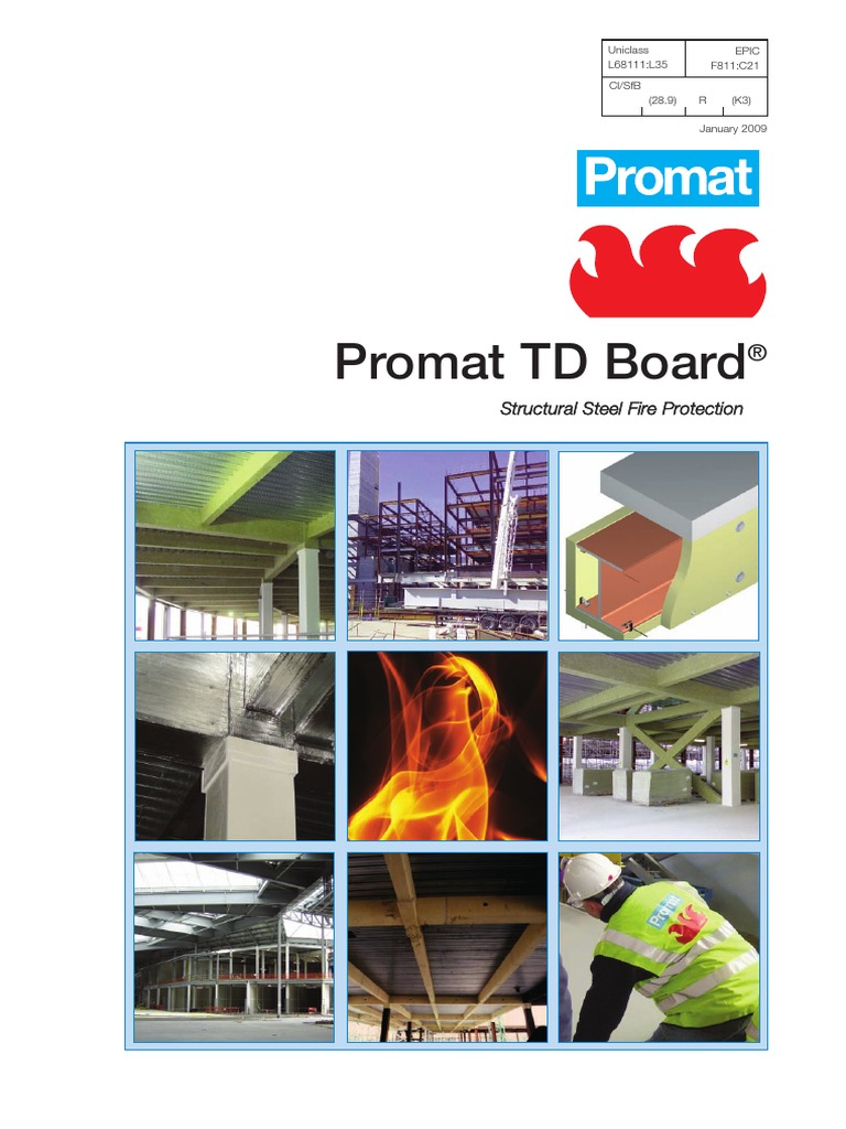 Promat TD Board | Adhesive | Structural Steel | Free 30-day Trial | Scribd