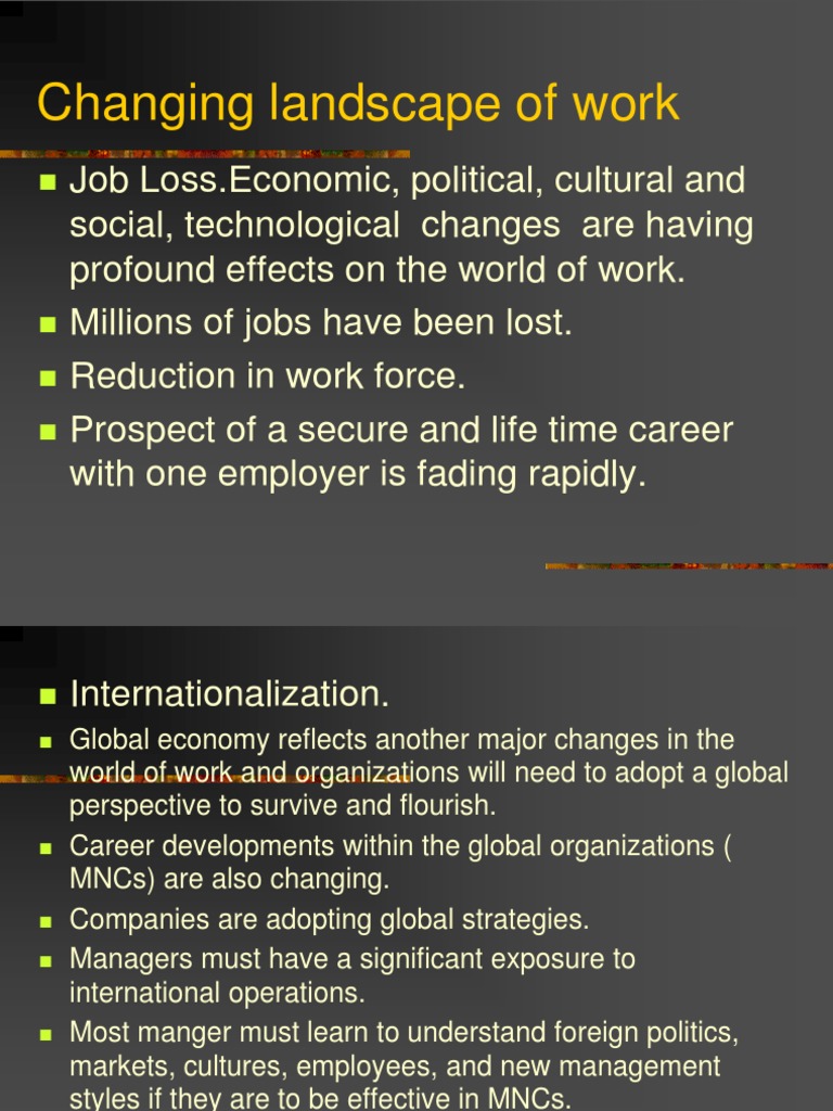 Shifting Employment Landscape Insights | PDF | Employment | Outsourcing