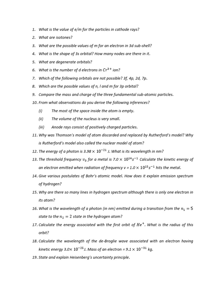 Xi Chemistry, Comprehensive Chemistry | PDF | Atomic Orbital | Atoms