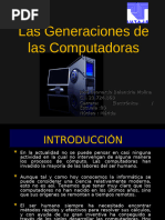 Infografia de La Evolucion de Las Computadoras | PDF | Clases de computadoras | Electrónica