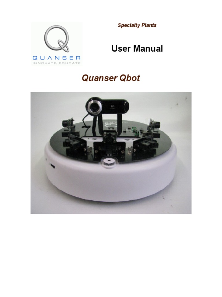 Quanser Qbot Manual Pdf Electrical Engineering Computing