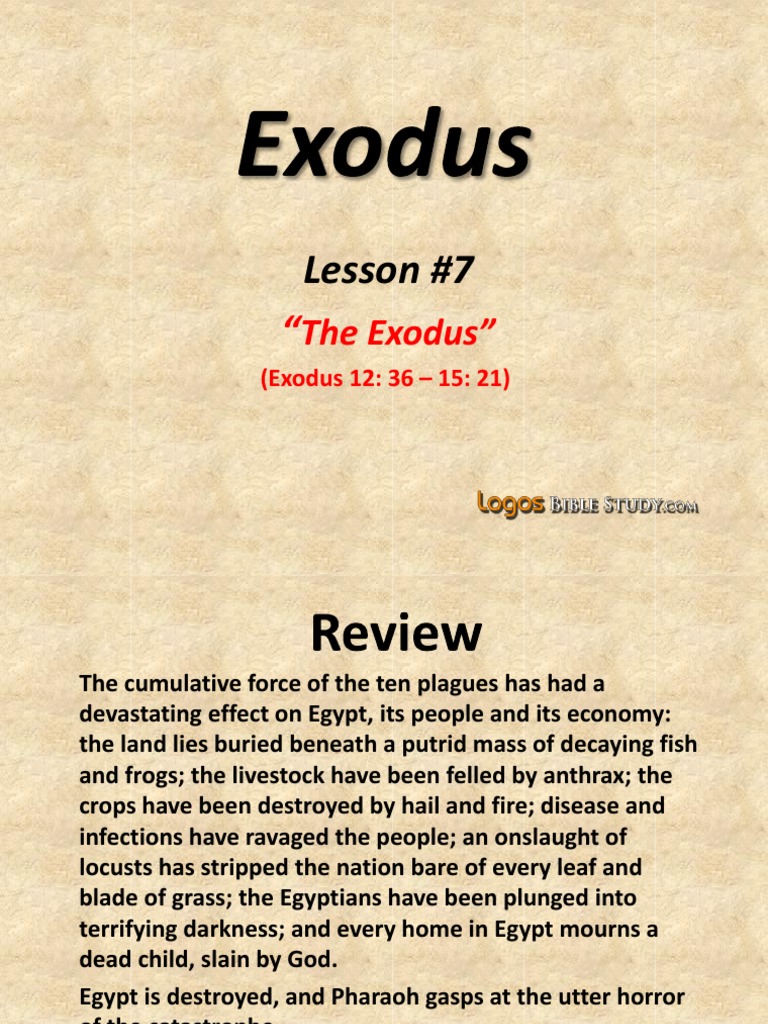 The Exodus | PDF | Book Of Exodus | Israelites