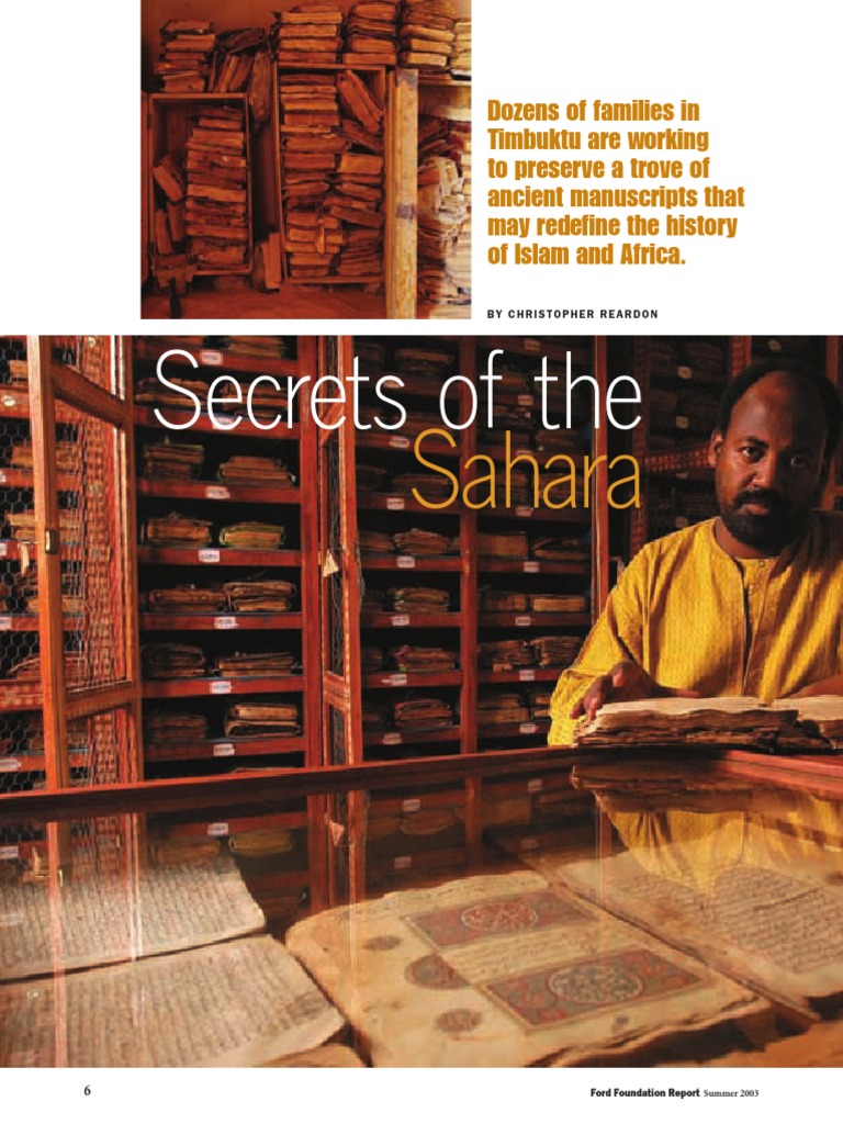 Secrets of The Sahara | PDF | Libraries | Bookbinding