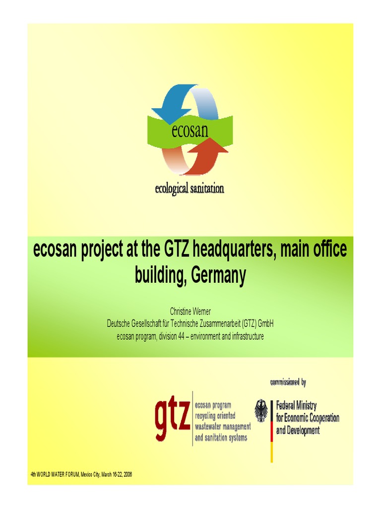 En Ecosan Project GTZ Haus1 2006 | PDF | Sewage | Sanitation