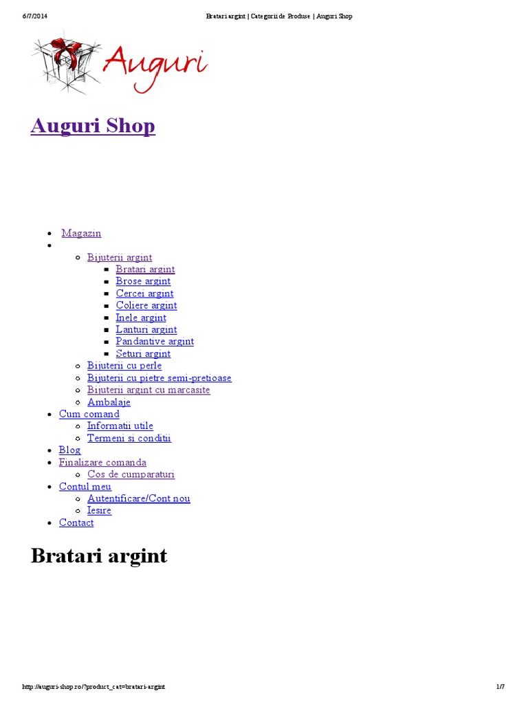 Bratari Argint Catalog | PDF