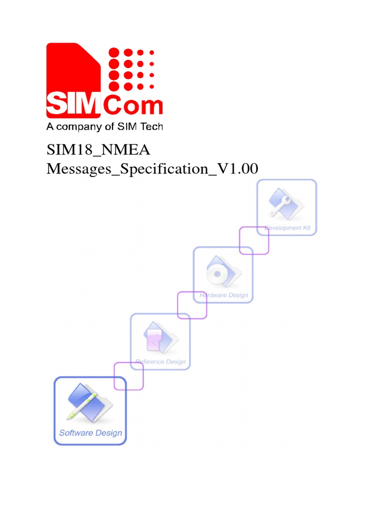 Sim18 Nmea Messages Specification V1 00 Global Positioning System Ascii