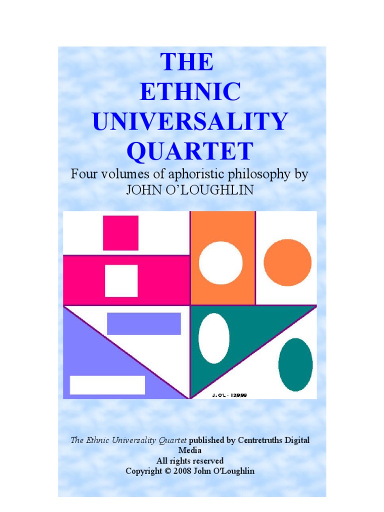 Preview of THE ETHNIC UNIVERSALITY QUARTET | PDF | Neutrino | Proton