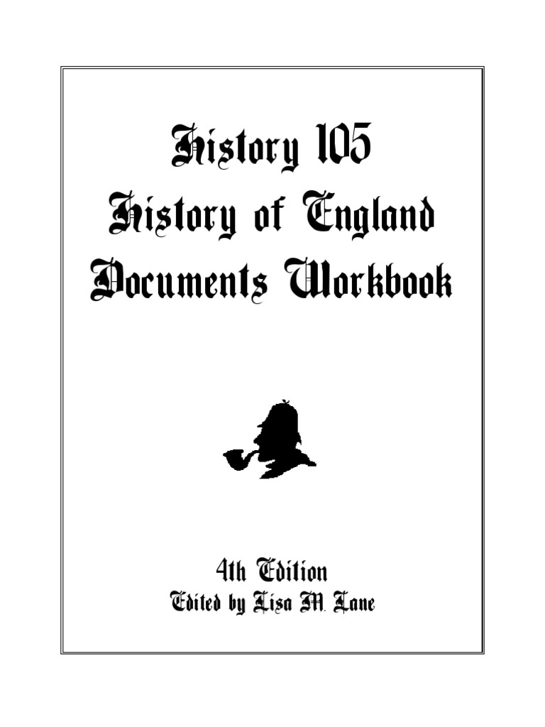 History 105 History of England Documents Workbook: 4th Edition | PDF ...