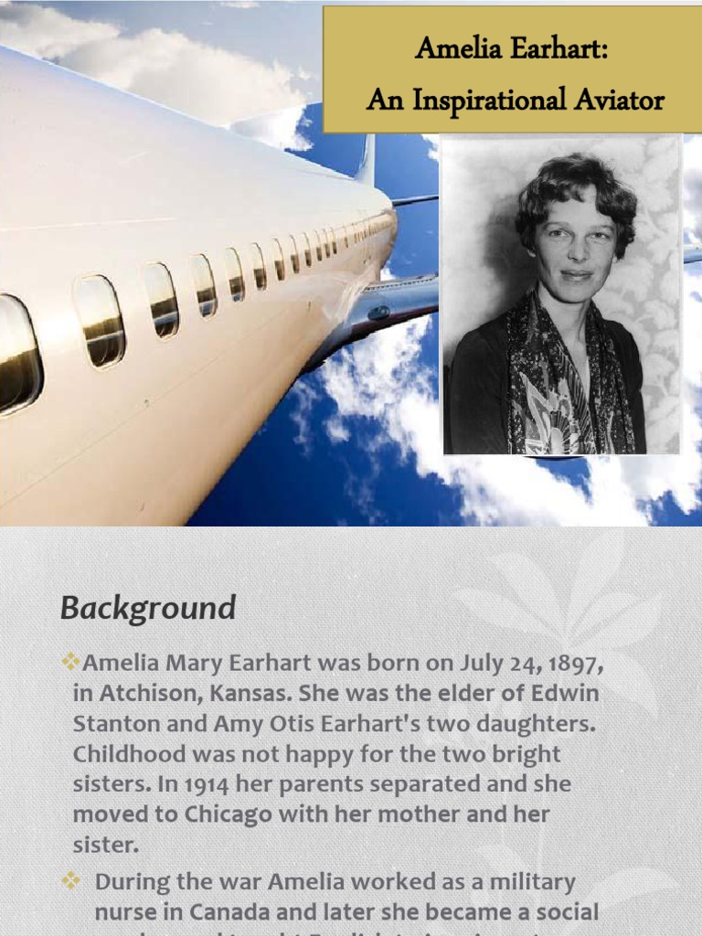 Amelia Earhart Powerpoint | PDF | Aviation | Violence
