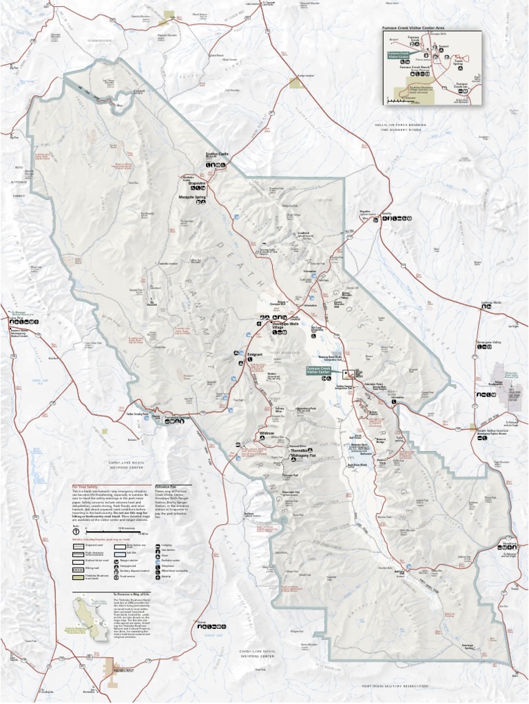 Death Valley National Park Map | PDF