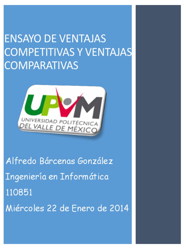 Ventajas Comparativas y Competitivas | PDF | Ventaja comparativa ...