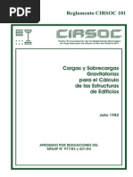 Reglamento Cirsoc101 Completo | PDF | Mortero (Albañilería) | Hormigón