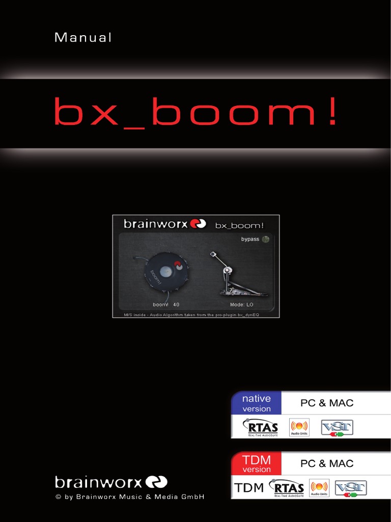 BX - Boom Manual PDF | PDF | Signal Processing | Audio Electronics