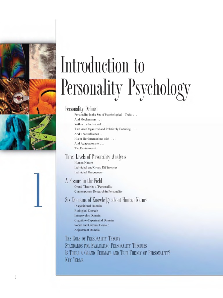 Introduction To Personality Psychology McAdams | PDF | Action ...