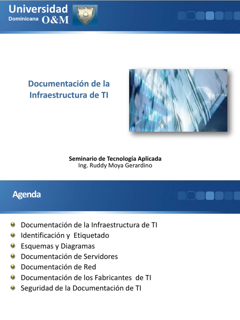 Documentacion de Infraestructura de TI | PDF | Servidor (Computación) | Red de computadoras