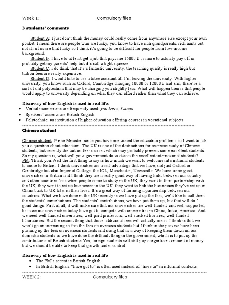 Discovery of How English Is Used in Real Life | PDF | Potato | Foods