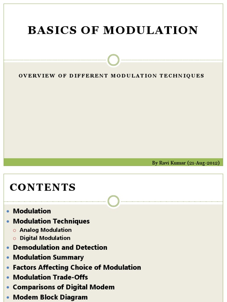 ECE Powerpoint Presentation | PDF | Modulation | Frequency Modulation