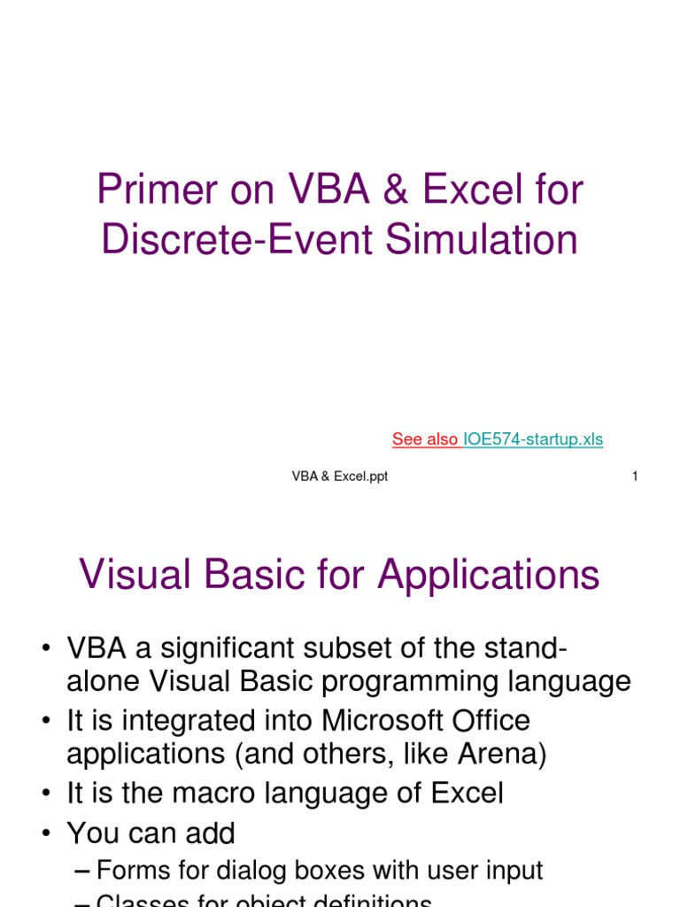 Vba & Excel-Mvo | PDF | Microsoft Excel | Subroutine