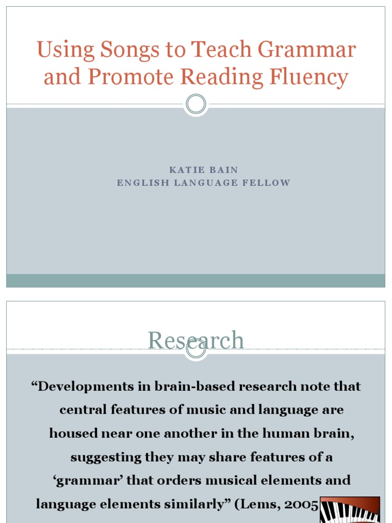 Songs for Teaching English | PDF | Reading Comprehension | English Language