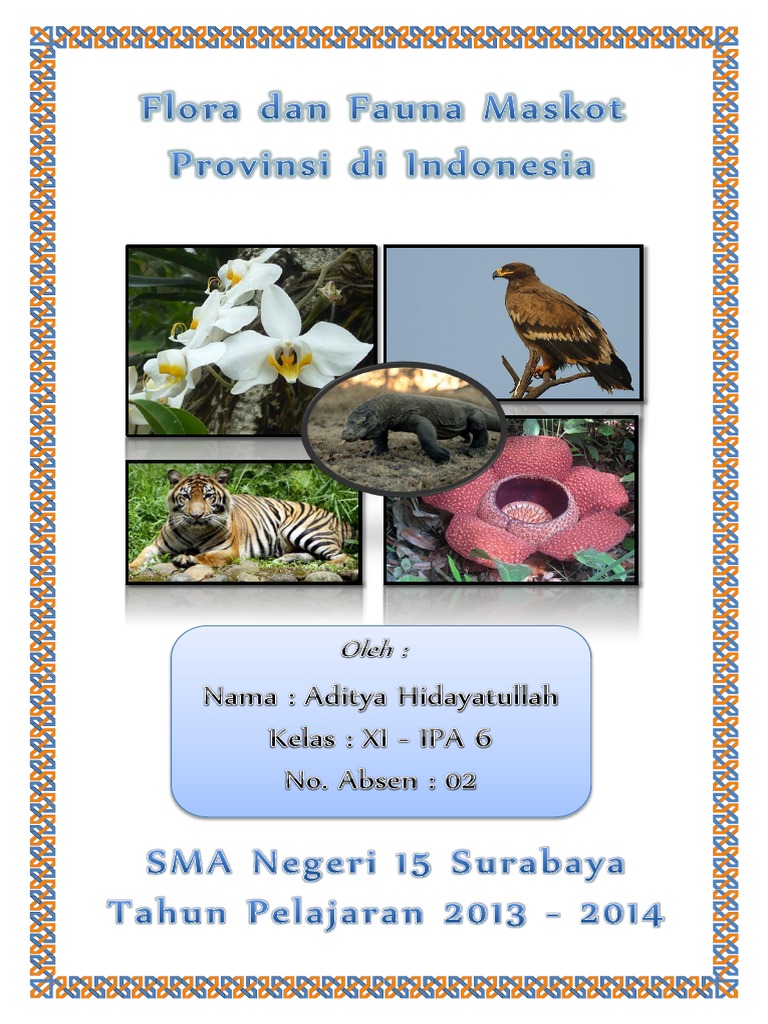 Maskot Flora Dan Fauna 33 Provinsi Di Indonesia | PDF