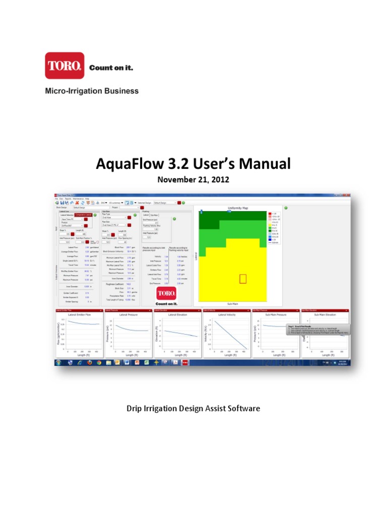 AquaFlow 3.2 UserManual | PDF | Irrigation | Computing
