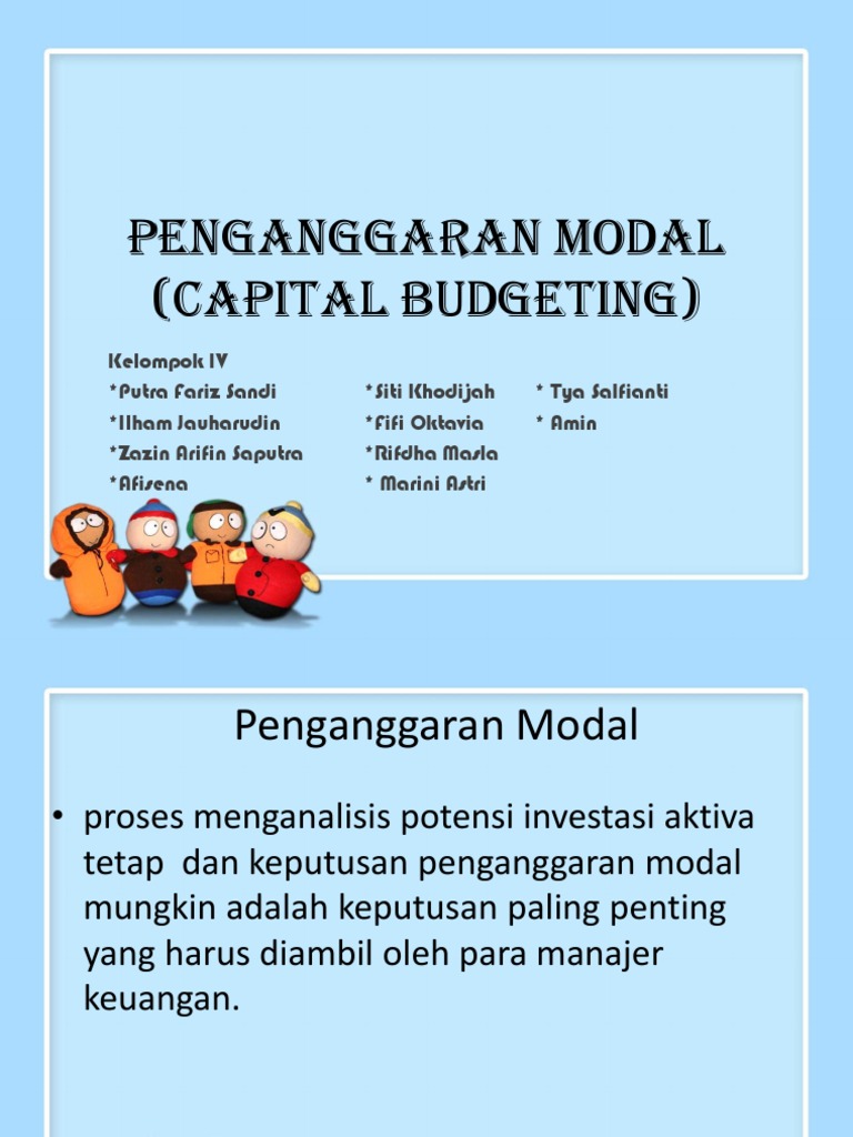 Penganggaran Modal | PDF