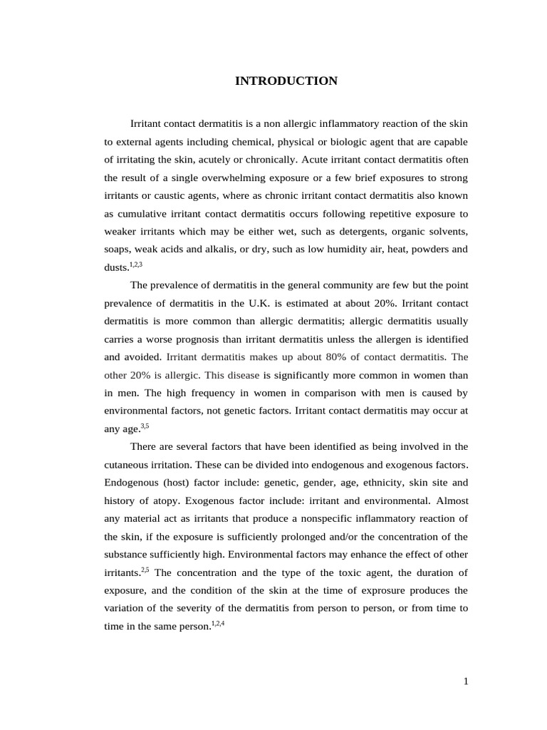 Dermatitis Kontak Iritan | PDF | Dermatitis | Allergy