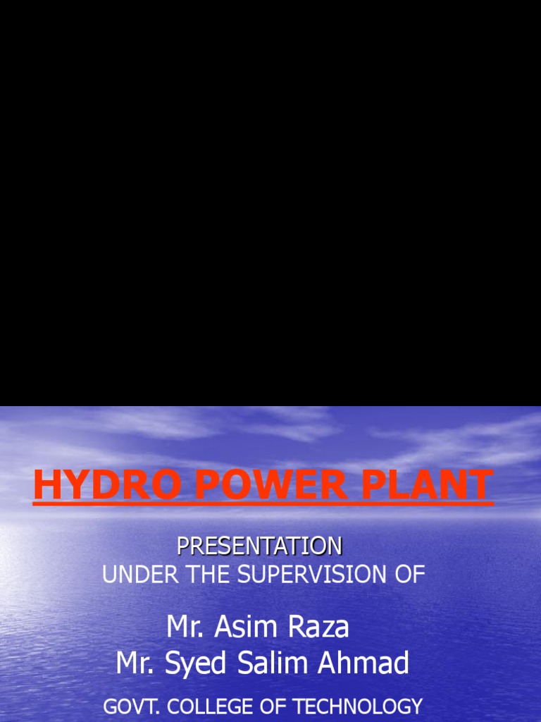 Hydropower Plant Overview and Impact | PDF | Hydroelectricity | Power ...
