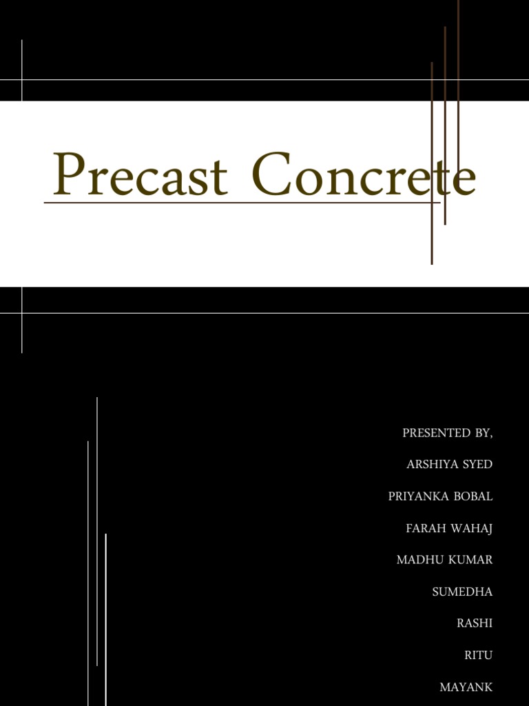 Precast Concrete | PDF | Precast Concrete | Concrete