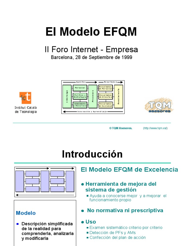 Modelo EFQM | Planificación | Sociedad
