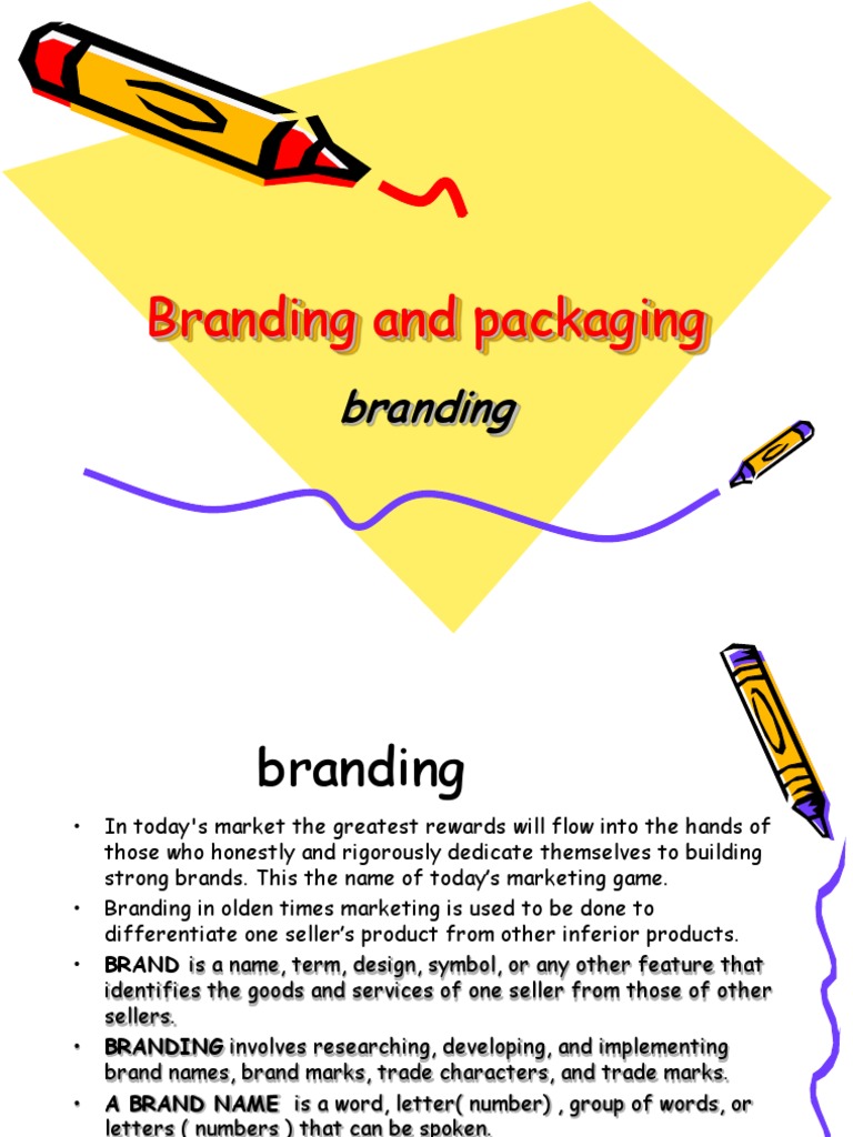 Branding and Packaging | PDF | Brand | Retail