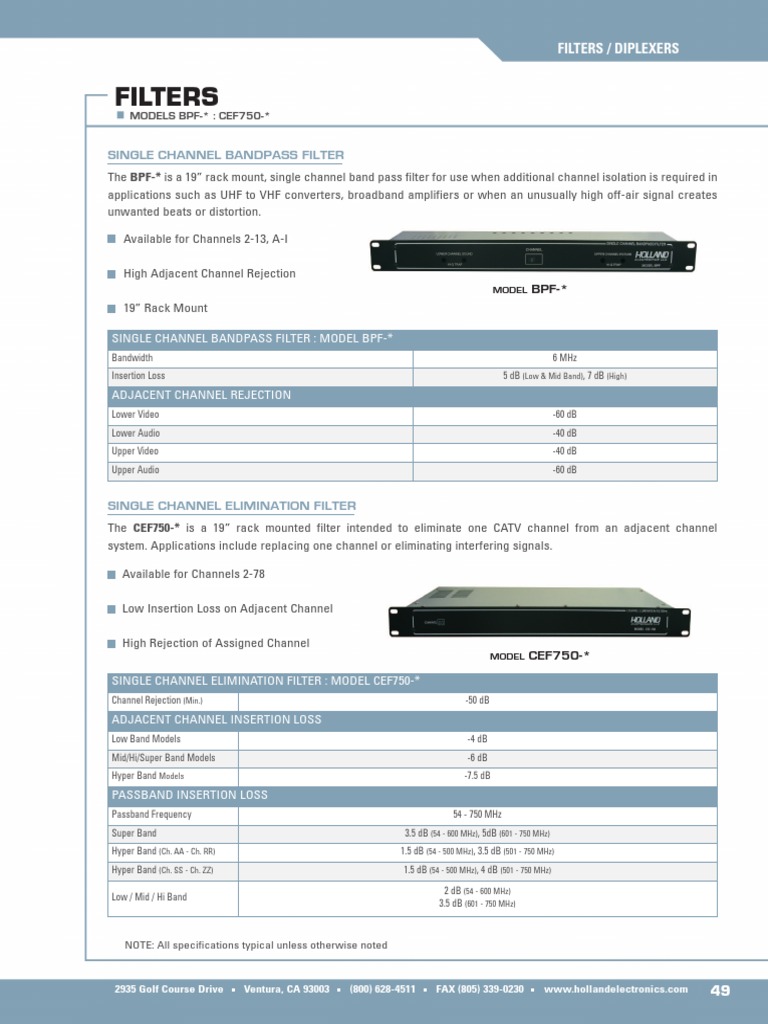 Filters: Single Channel Bandpass Filter | PDF | Filter (Signal ...