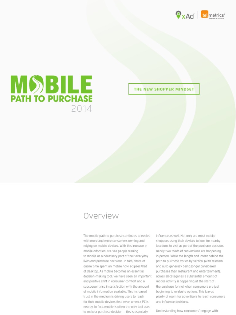 Mobile Path to Purchase Evolves as Essential Decision Tool | PDF ...