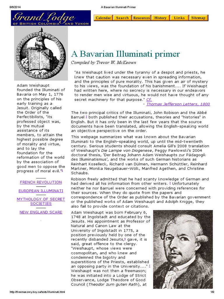 A Bavarian Illuminati Primer | PDF | Illuminati | Religion And Belief