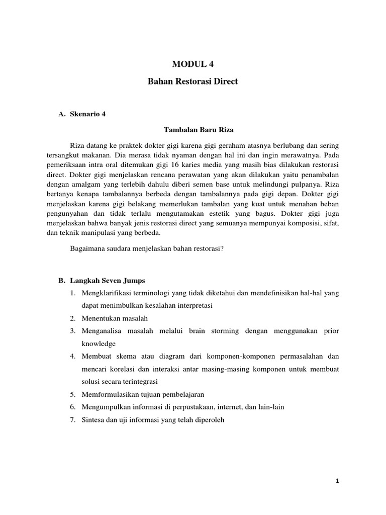 Laporan Tutorial Modul 4 Blok 6 | PDF