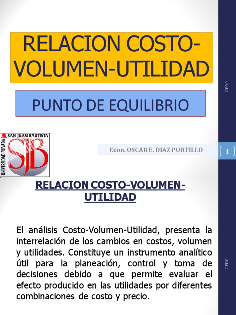 Punto de Equilibrio | Descargar gratis PDF | Apalancamiento (Finanzas) | Costo marginal