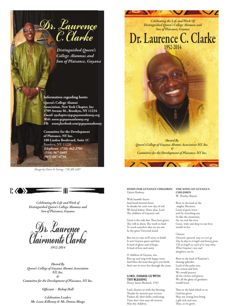 Celebrating The Life and Work of Dr. Laurence Clarke | PDF