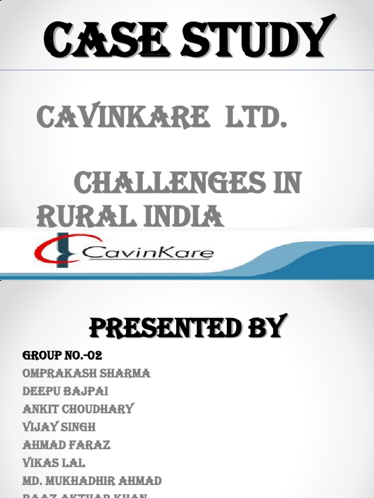 Case Study: Cavinkare Ltd. Challenges in Rural India | PDF | Business