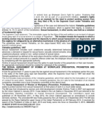 Overview of Vishakha Guidelines | PDF | Sexual Harassment | Justice