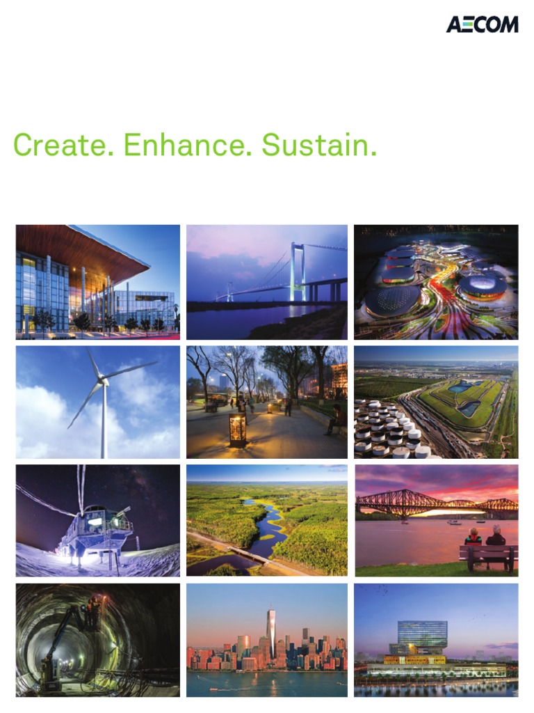AECOM Corporate Brochure | PDF | Sustainability | Wind Power