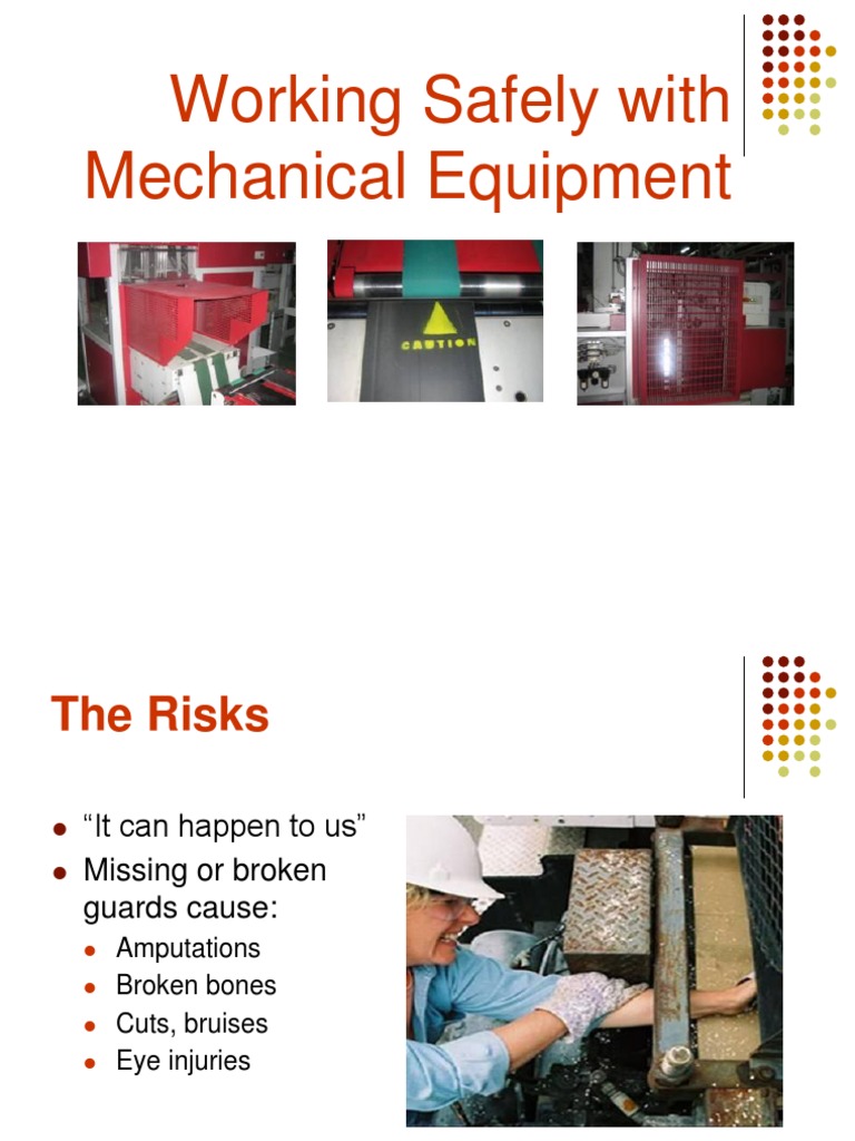 Safe Practices for Machine Guarding | PDF | Technology & Engineering