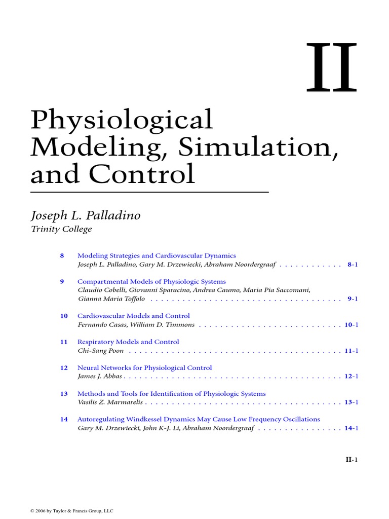 Physiological Modeling, Simulation, and Control: Joseph L. Palladino | PDF | Ventricle (Heart ...